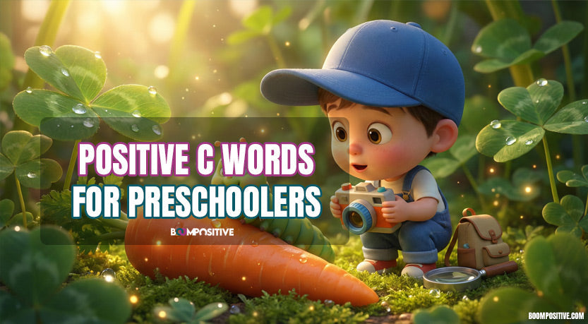 Positive C Words for Preschoolers | Creative & Caring – Boom Positive