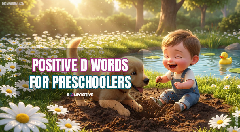 Positive D Words for Preschoolers: Delightful & Determined – Boom Positive