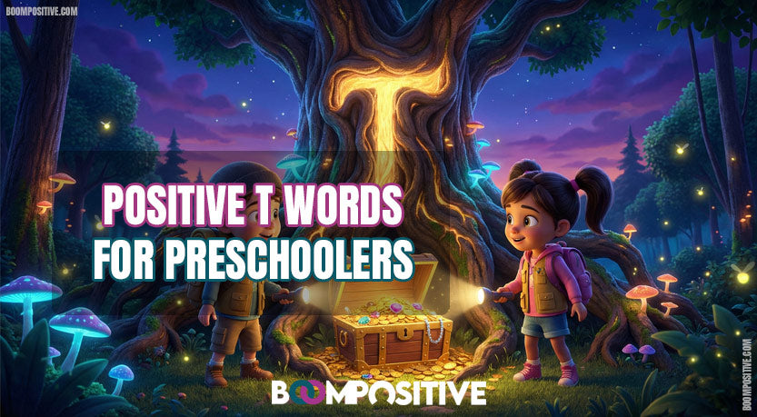 Positive T Words for Preschoolers: Terrific & Trusty – Boom Positive