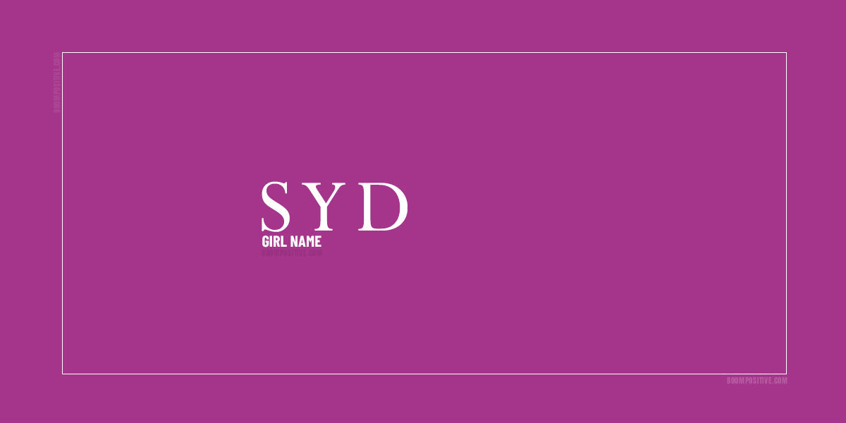 Syd: Name Meaning, Symbolism & "Limitless Space" Affirmation – Boom ...