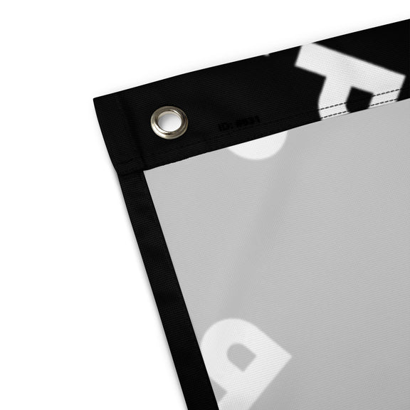 Boom Positive wall flag | Black