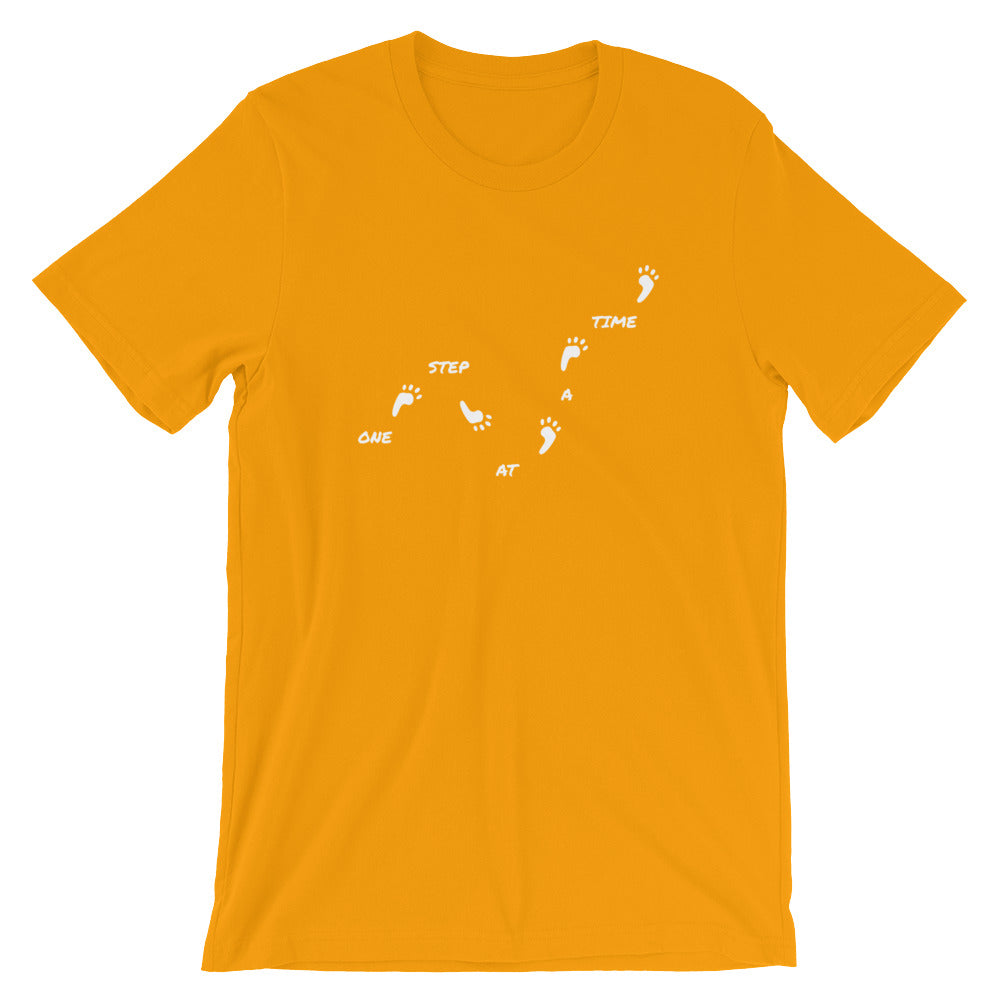 One step at a time t-shirt | unisex – Boom Positive